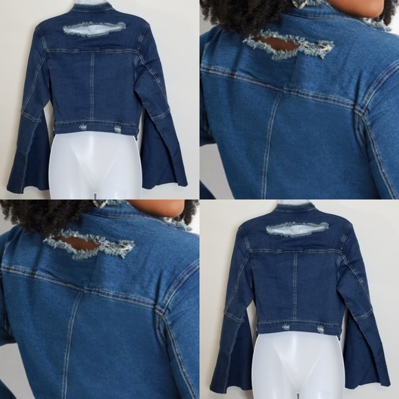 Jackets & Coats | Bell Sleeves Jean Jacket | Poshmark